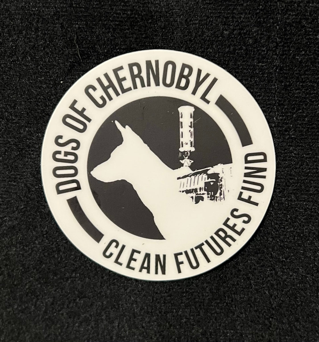 Dogs of Chernobyl Logo Sticker – Clean Futures Fund